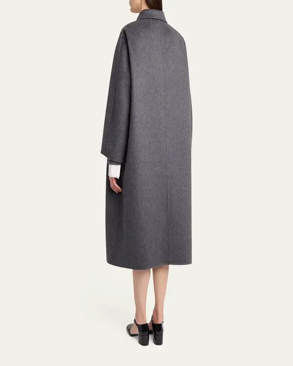 THE ROW Gustaf Cashmere-silk Single-breasted Coat