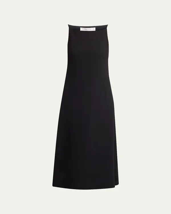 THE ROW Seraphina High-neck Midi Dress