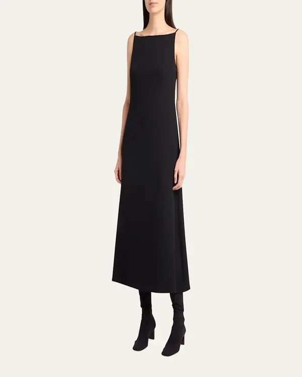 THE ROW Seraphina High-neck Midi Dress