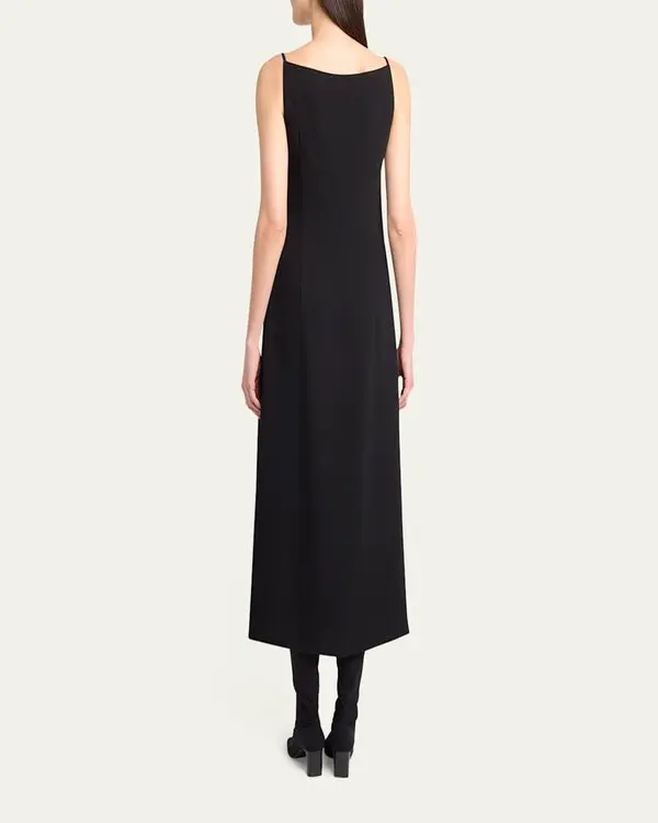THE ROW Seraphina High-neck Midi Dress
