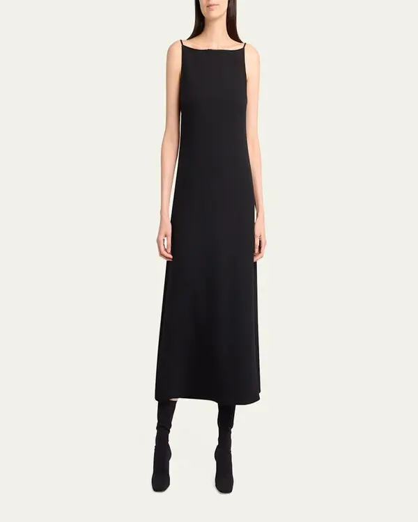 THE ROW Seraphina High-neck Midi Dress