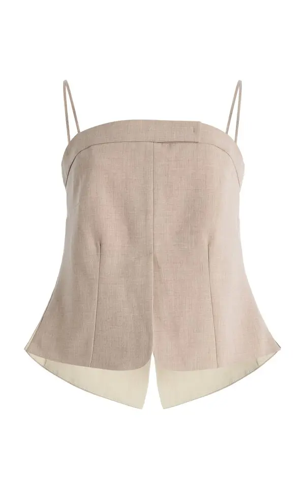 THE GARMENT Pisano Suiting Top - Tan