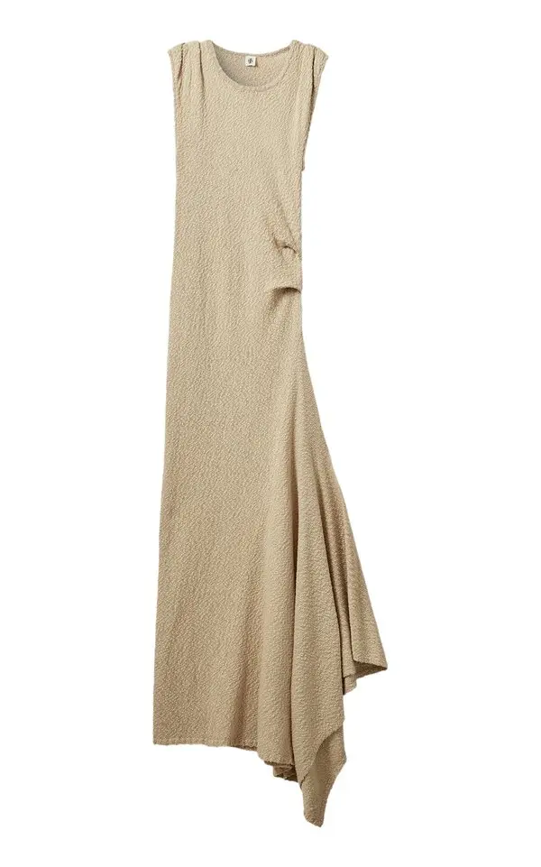 THE GARMENT April Slub Yarn Cotton Gown - Tan