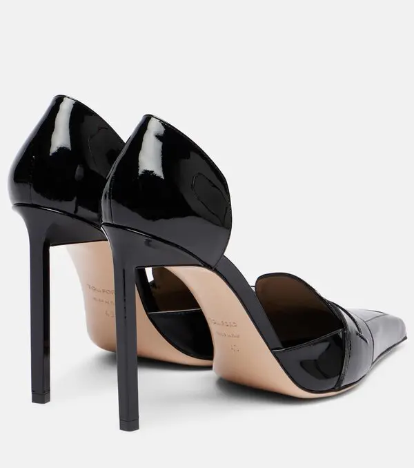 TOM FORD Patent Leather Pumps - Black