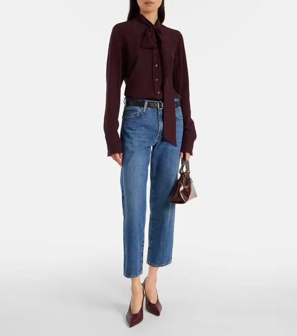 FRAME The Hang Low-rise Straight-leg Jeans