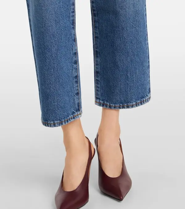 FRAME The Hang Low-rise Straight-leg Jeans