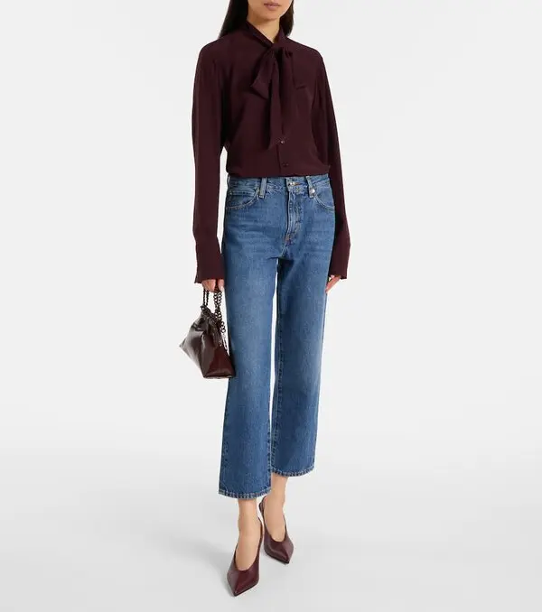 FRAME The Hang Low-rise Straight-leg Jeans