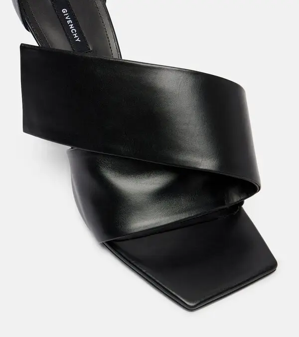 Givenchy Sliced Square 95 Leather Sandals