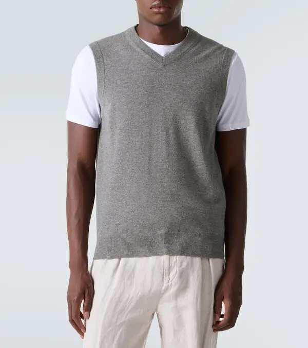 Brunello Cucinelli Cashmere V-neck Vest