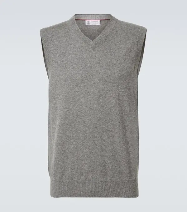 Brunello Cucinelli Cashmere V-neck Vest