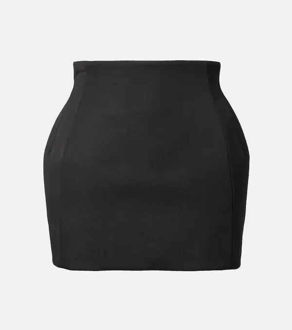Wardrobe.NYC Rhw Miniskirt - Black