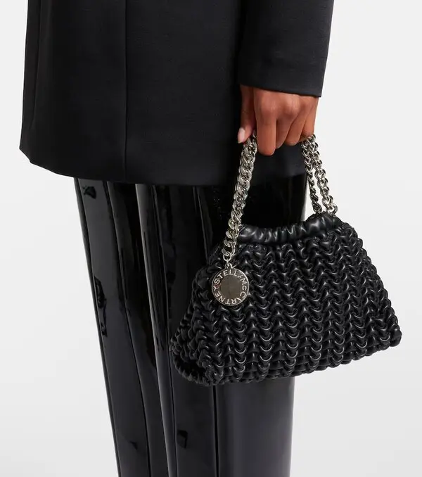 Stella McCartney Falabella Small Woven Shoulder Bag