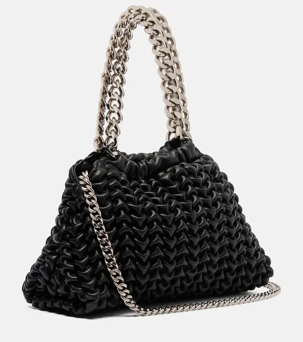Stella McCartney Falabella Small Woven Shoulder Bag