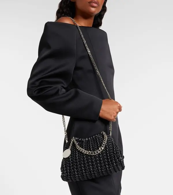 Stella McCartney Falabella Small Woven Shoulder Bag