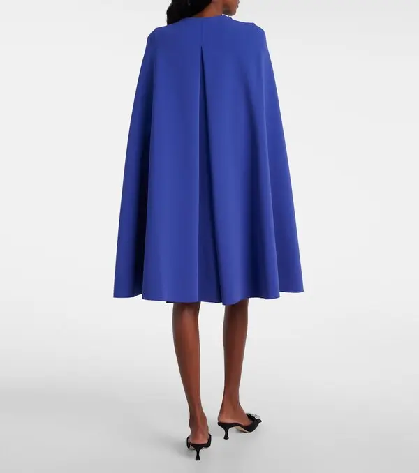 ROKSANDA Twiggy Caped Crêpe Cocktail Dress