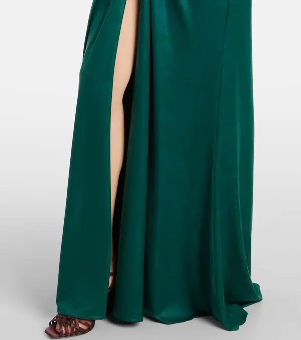 Elie Saab Ruched Jersey Gown