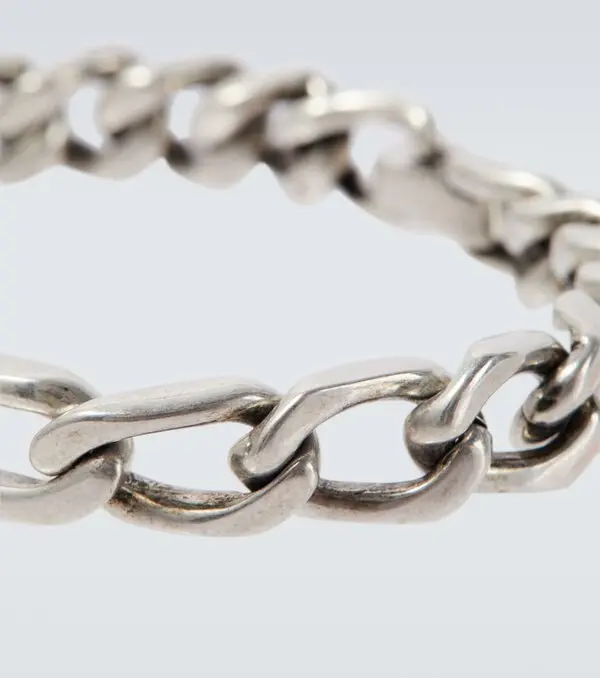 Saint Laurent Logo Chain Bracelet - Silver