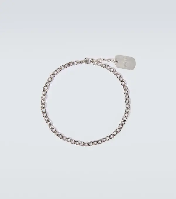 Saint Laurent Logo Chain Bracelet - Silver