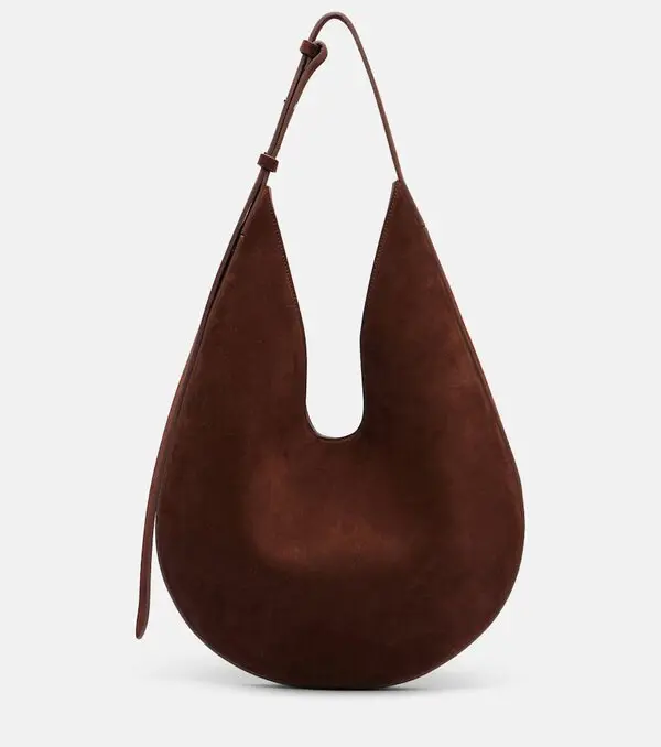 AESTHER EKME Medium Suede Shoulder Bag - Brown