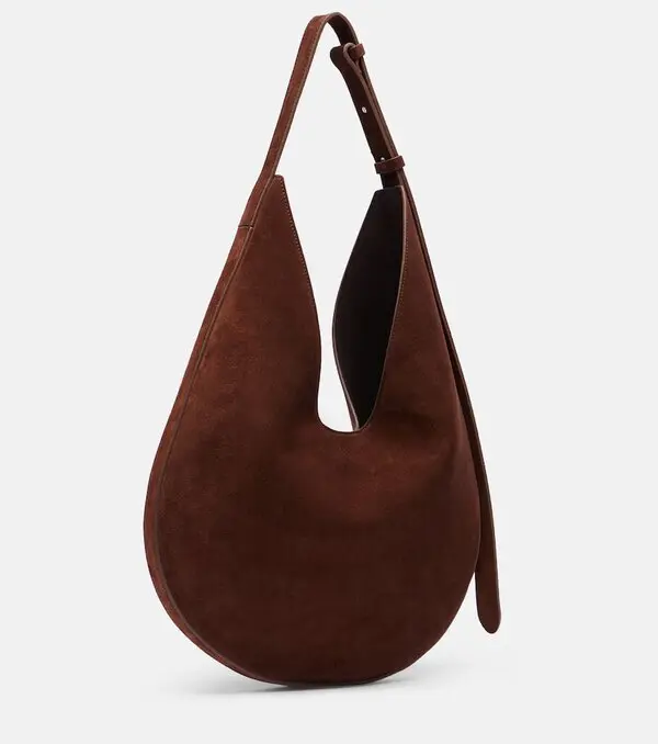 AESTHER EKME Medium Suede Shoulder Bag - Brown