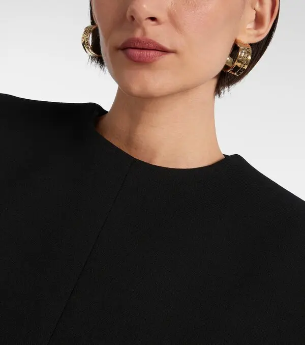 Givenchy Logo Hoop Earrings - Gold