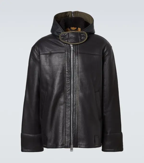 Our Legacy Blizzard Leather Jacket - Brown