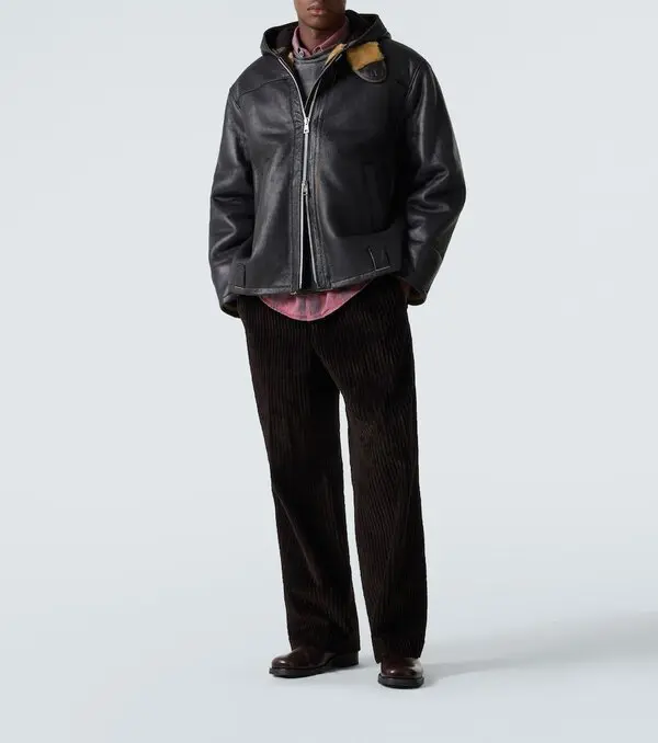 Our Legacy Blizzard Leather Jacket - Brown