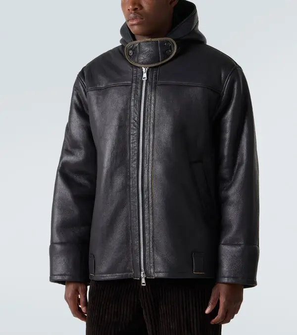 Our Legacy Blizzard Leather Jacket - Brown