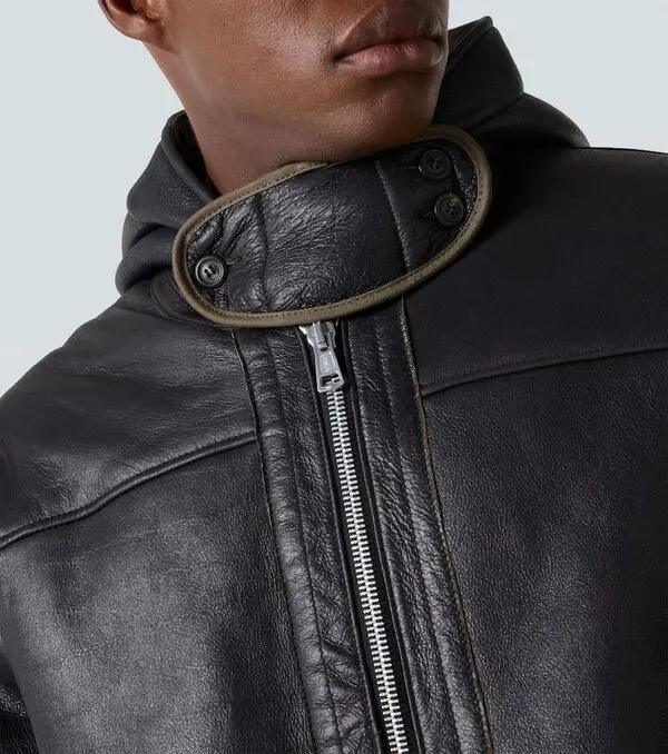 Our Legacy Blizzard Leather Jacket - Brown
