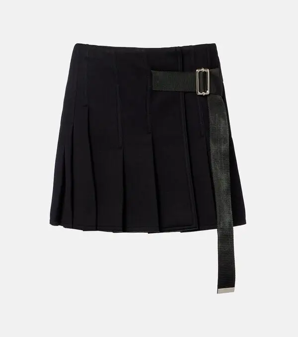 Plan C Belted Mini Skirt