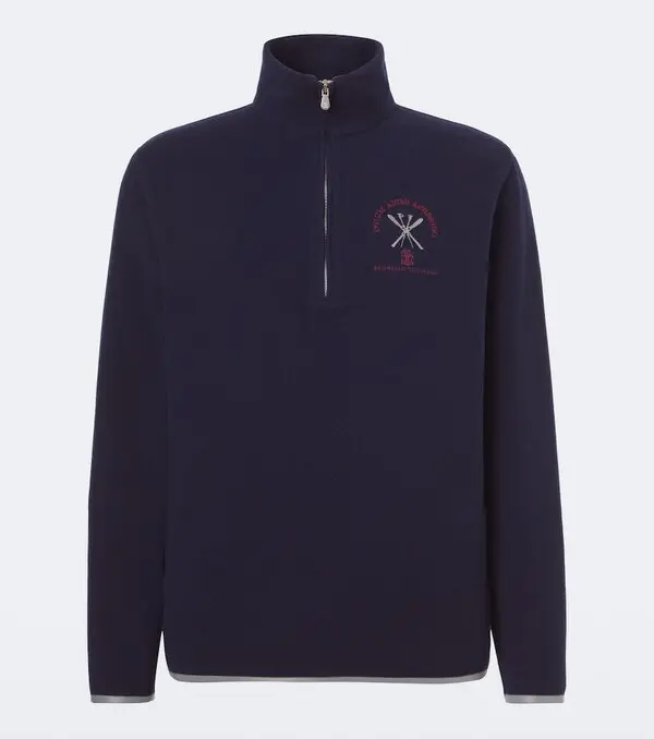 Brunello Cucinelli Half-zip Sweatshirt - Blue