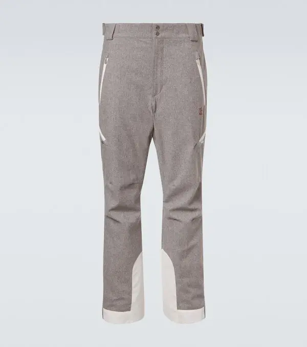 Brunello Cucinelli Wool Ski Pants - Grey