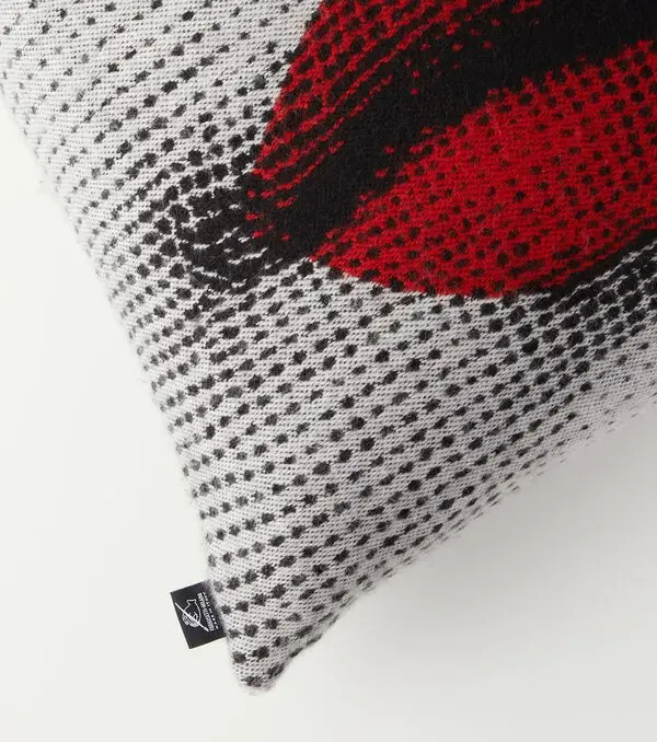 FORNASETTI Kiss Jacquard Cushion