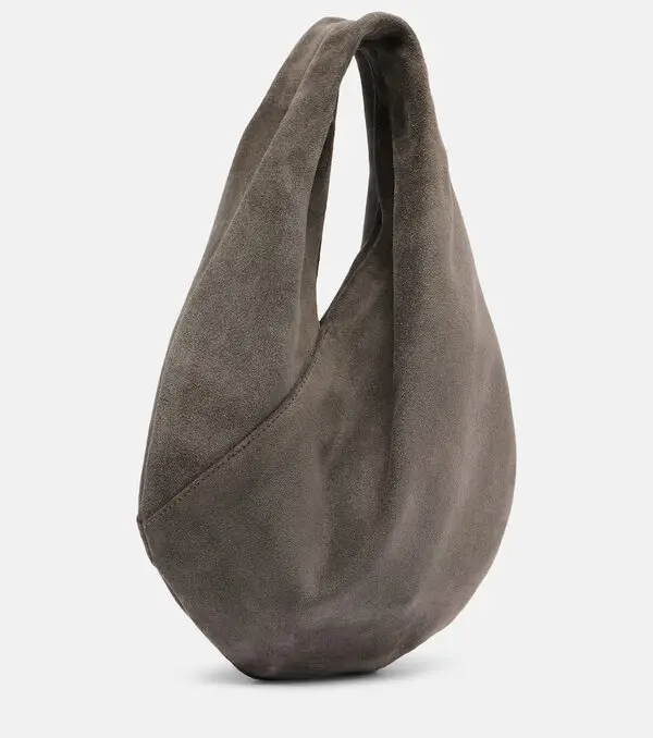 AESTHER EKME Ora Mini Suede Shoulder Bag - Grey
