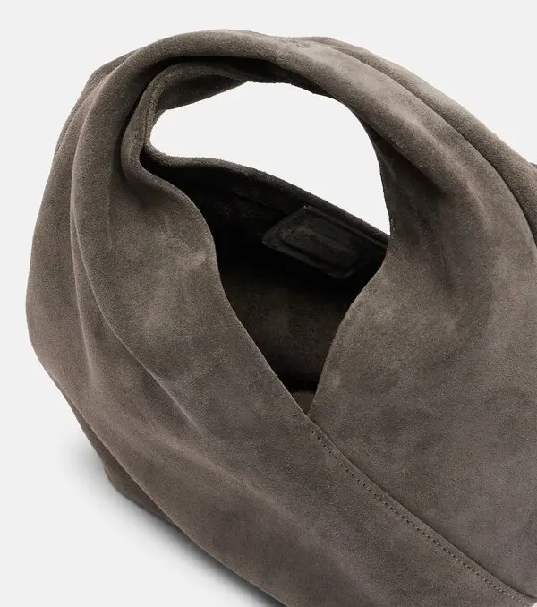 AESTHER EKME Ora Mini Suede Shoulder Bag - Grey