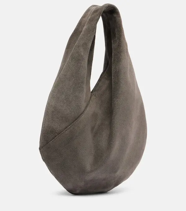 AESTHER EKME Ora Mini Suede Shoulder Bag - Grey