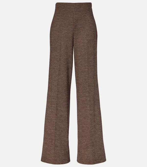 Ralph Lauren Isaiah Wool Wide-leg Trousers - Neutrals