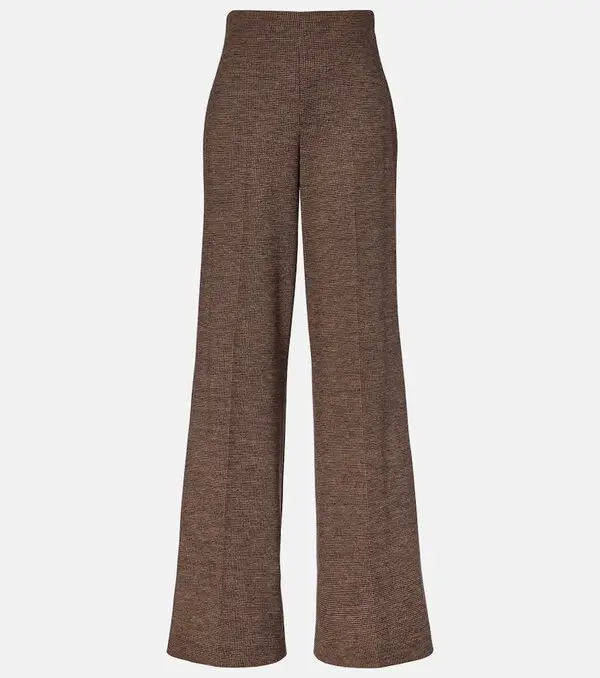 Ralph Lauren Isaiah Wool Wide-leg Trousers - Neutrals