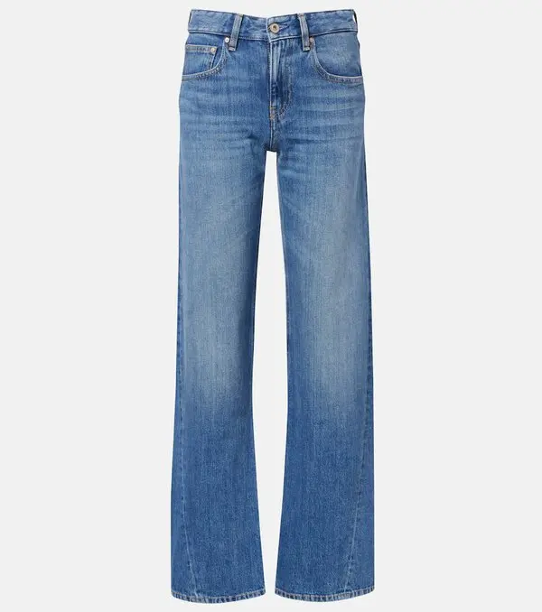 Ag Siena Low-rise Straight Jeans