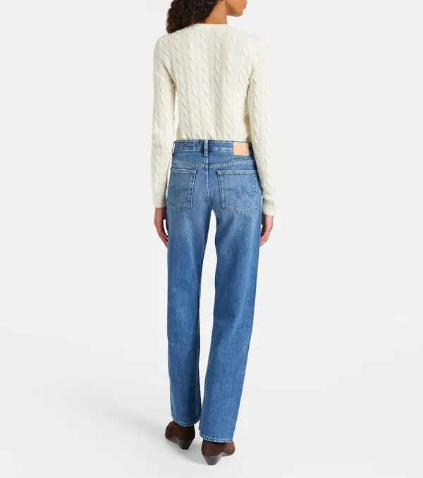 Ag Siena Low-rise Straight Jeans