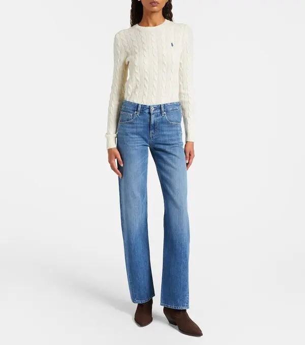 Ag Siena Low-rise Straight Jeans