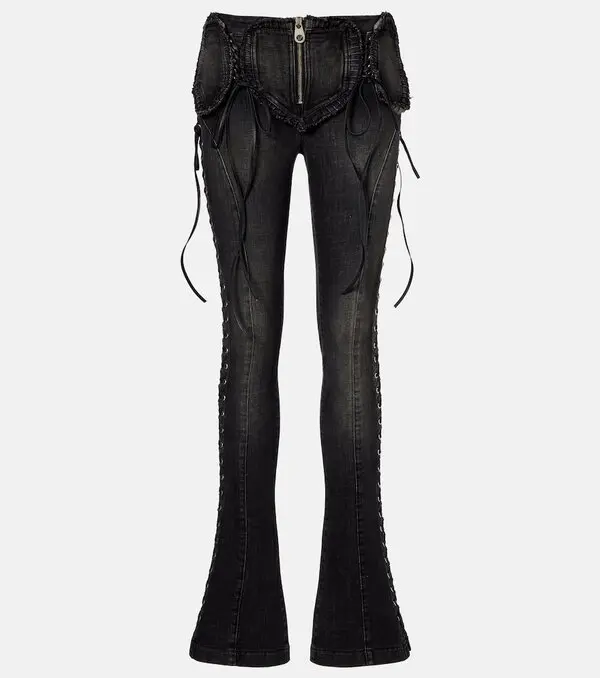 Blumarine Low-rise Slim-fit Flared Jeans