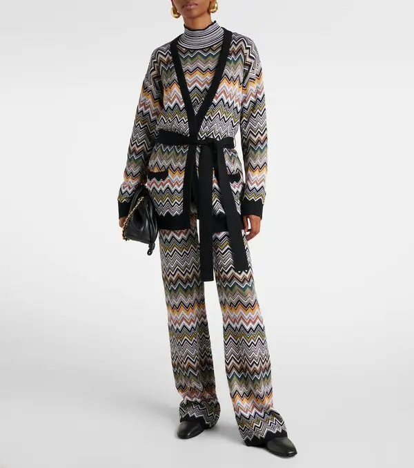 Missoni Zigzag Belted Cardigan - Multicoloured