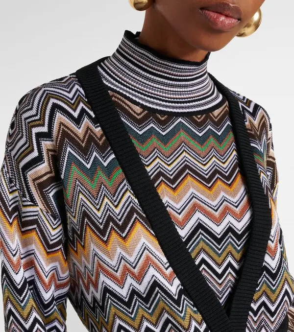 Missoni Zigzag Belted Cardigan - Multicoloured