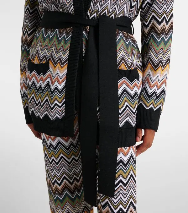 Missoni Zigzag Belted Cardigan - Multicoloured