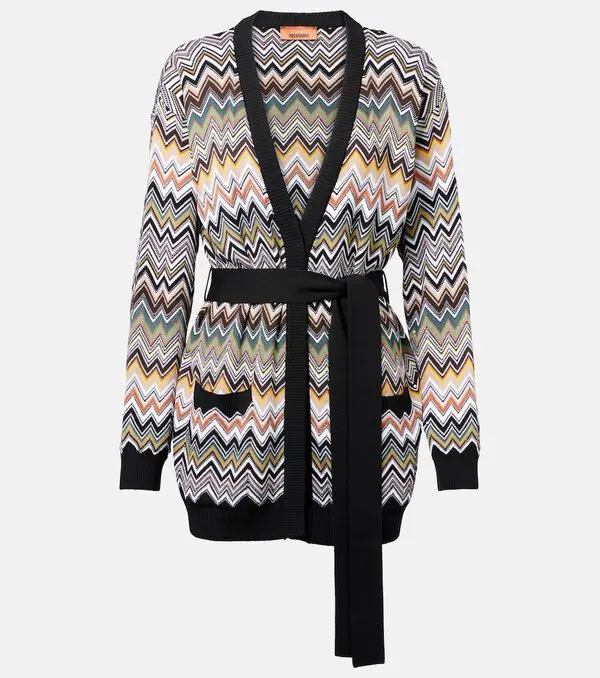 Missoni Zigzag Belted Cardigan - Multicoloured