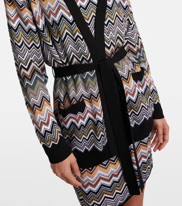 Missoni Zigzag Belted Cardigan
