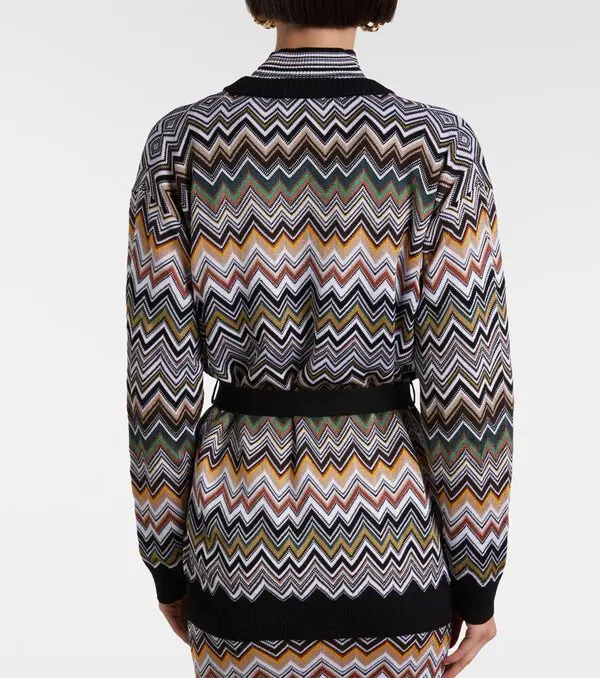 Missoni Zigzag Belted Cardigan