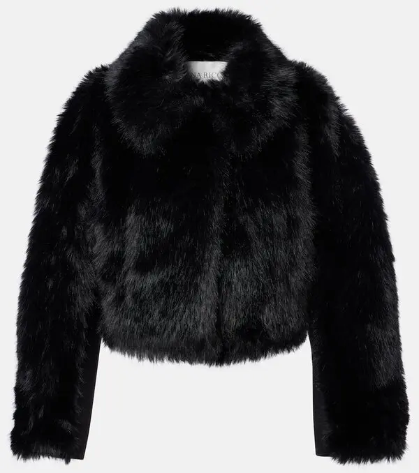 Nina Ricci Cropped Jacket - Black