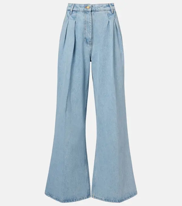 Nina Ricci High-rise Wide-leg Jeans - Blue